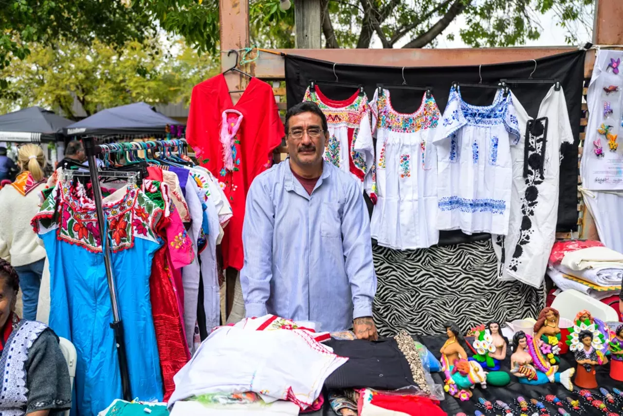 Everyone we saw shopping at San Antonio's Esperanza Peace Market | San ...