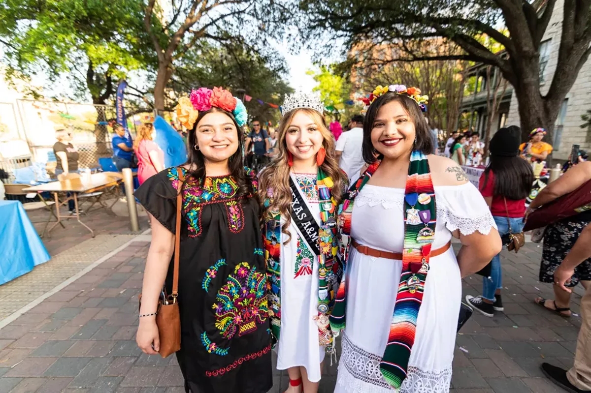All the festive folks we saw at Fiesta San Antonio's official opening ...
