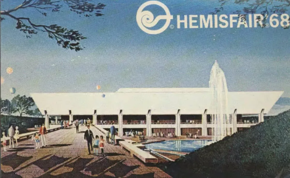 These vintage HemisFair postcards show the magic of the 1968 World's ...